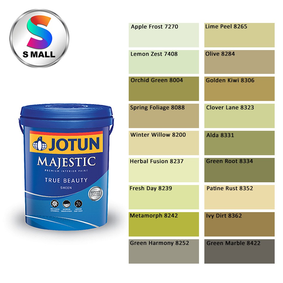 (7270-8422) 15L Jotun Interior Majestic True Beauty Sheen Shades of ...