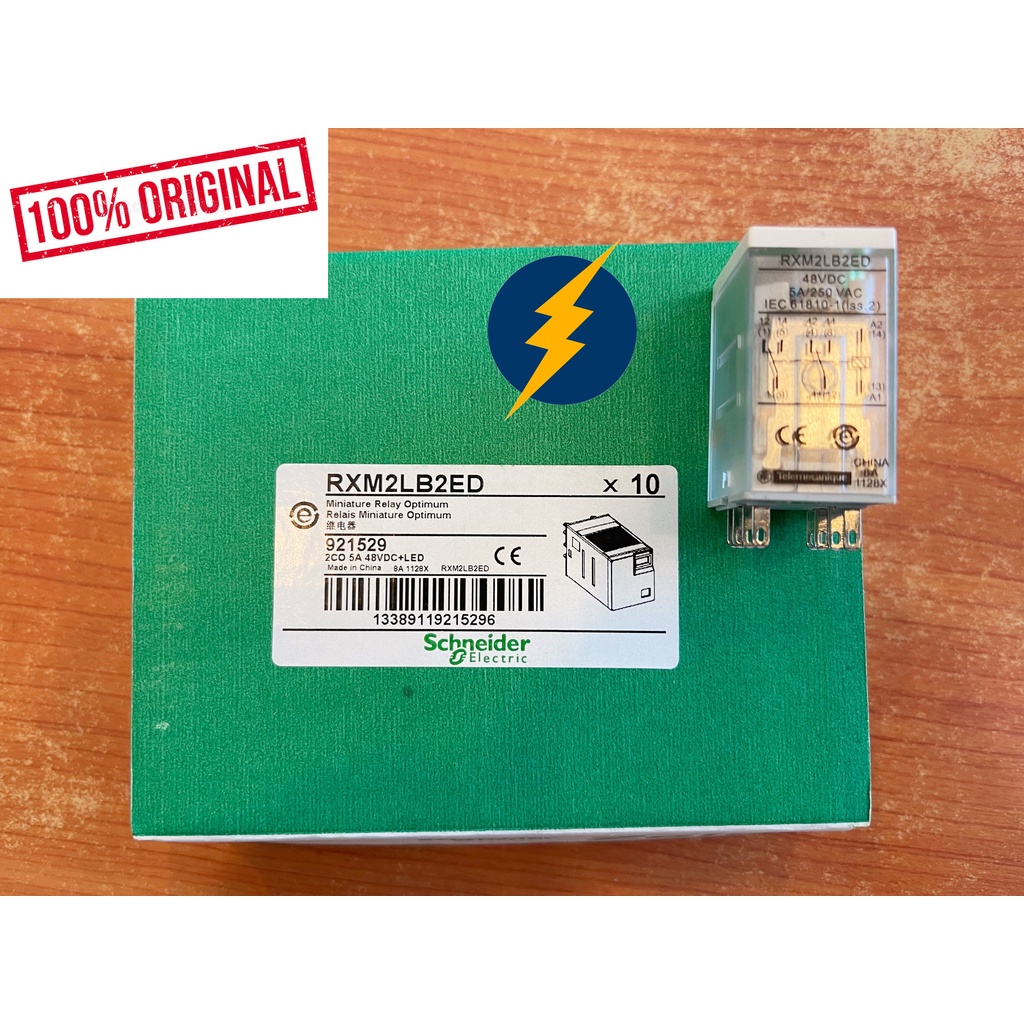 SCHNEIDER RXM relay and socket (8 PINS) RXM2LB2B7 RXM2LB2BD RXM2LB2ED RXM2LB2P7 RXZE1M2C ...