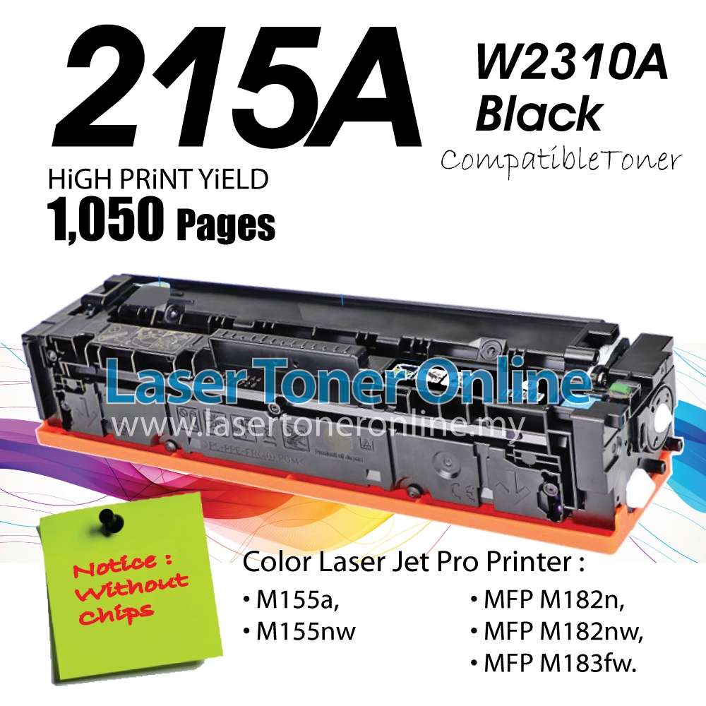 Compatible to HP 215A HP215A W2310A W2311A W2312A W2313A Color Laser ...