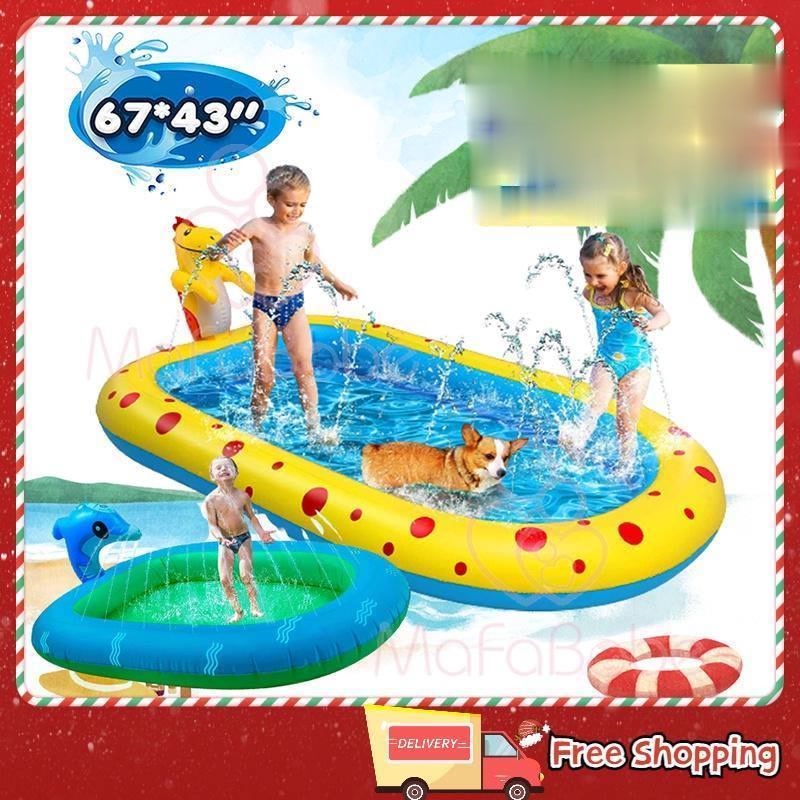 Inflatable Pool Swimming Kids Pool Baby Pool Indoor Outdoor Kolam Air ...