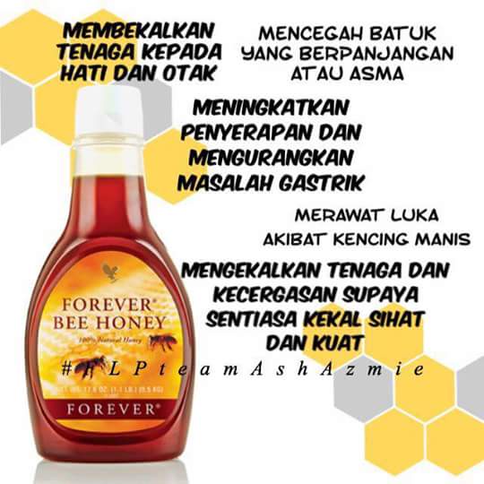 AUTHENTIC FOREVER BEE PURE HONEY Madu Lebah Asli Tulen Sihat (500gm ...