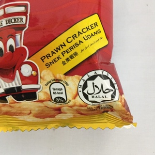Double Decker Mini Crackers 10gm x 6pkt Prawn Chicken Snacks Makanan ...