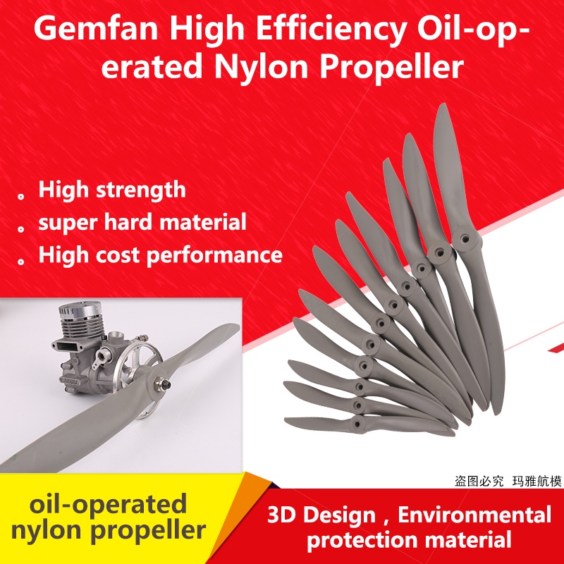 Gemfan 10x6 Inch 1060 8x6 9x5 9x6 11x6 12x6 12x8 13x4 13x6 14x6 15x10 ...