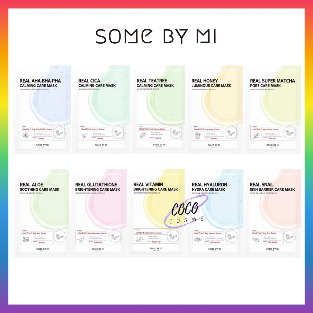 SOME BY MI Real Care Mask (1 Sheet) | Shopee Malaysia