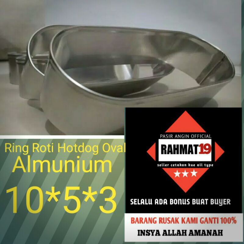 Hotdog Bread Mold Eclair Bread Oval Baking Pan Oval Cookies Cutter Oval ...