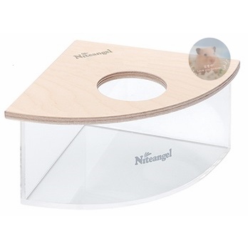 Niteangle Triangle Acrylic Hamster Bath Sand Toilet 艾特三角形亚克力浴沙盆厕所 ...