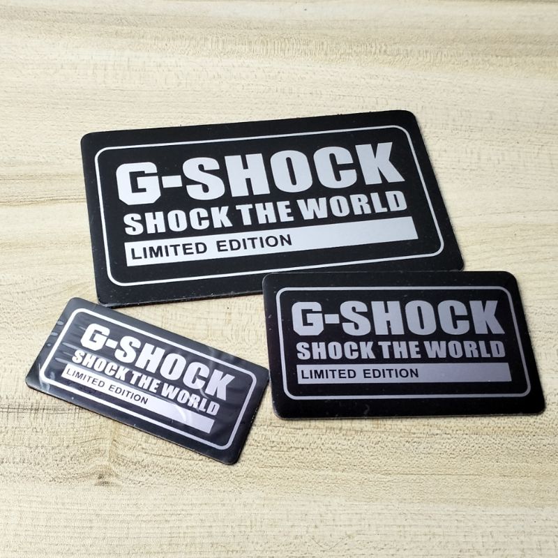 G-Shock Logo Sticker (Shock The World) | Shopee Malaysia