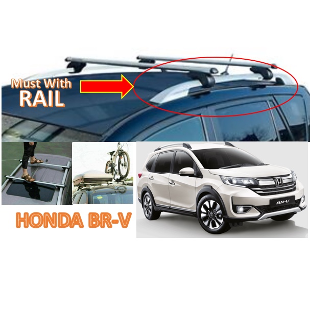 HONDA BRV BR-V New Aluminium universal roof carrier Cross Bar Roof Rack ...