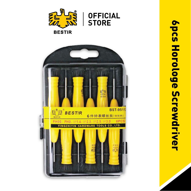 BESTIR | 6pcs Horologe Screwdriver | Pemutar Skru Horologe (95112 ...