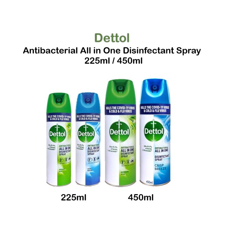 Dettol All in One Disinfectant Spray 225ml/450ml | Shopee Malaysia