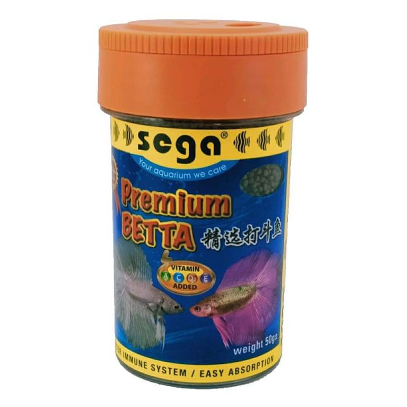 Sega fish food 50g (Betta/Guppy/Small fish) | Shopee Malaysia