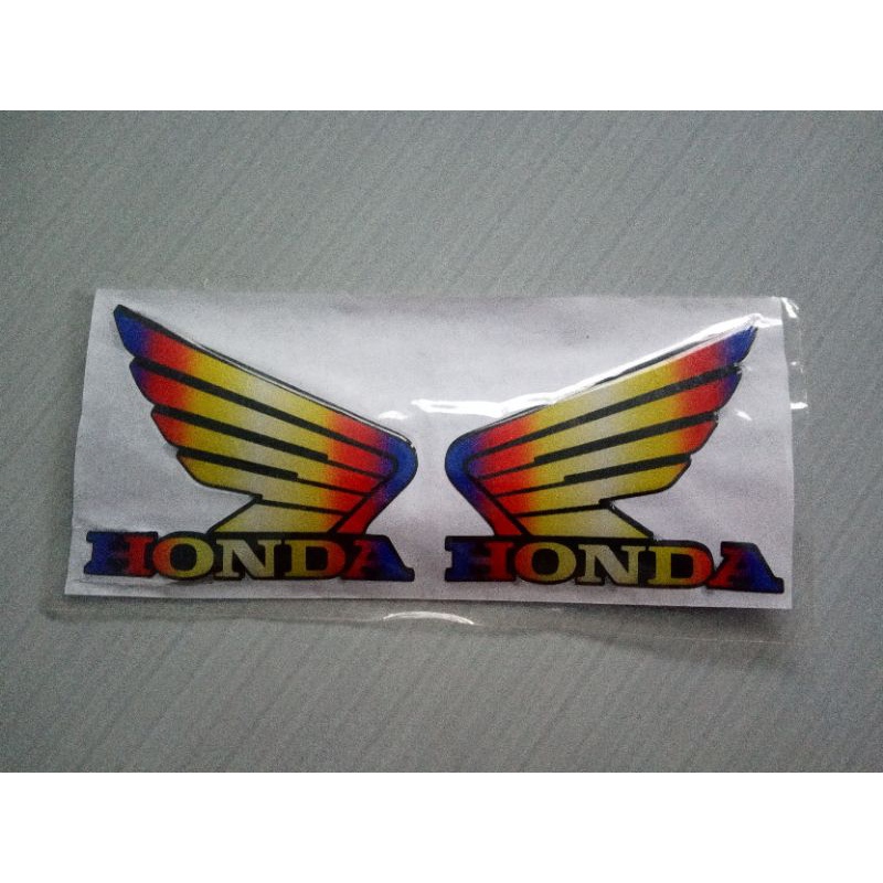 Honda Wing logo Embossed emblem | Shopee Malaysia
