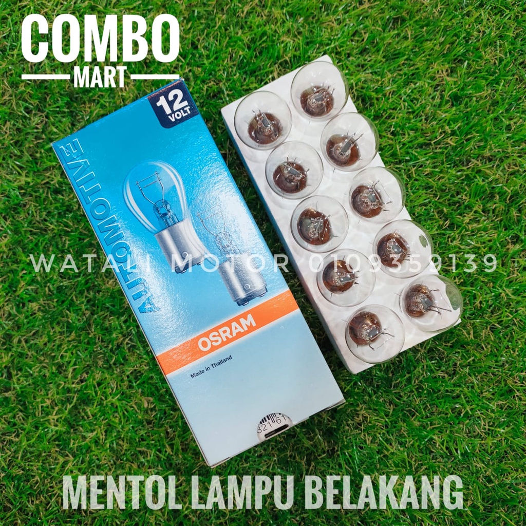MENTOL LAMPU BELAKANG OSRAM 12V21/5W 12VOLT ORIGINAL OSRAM = 1 PCS ...