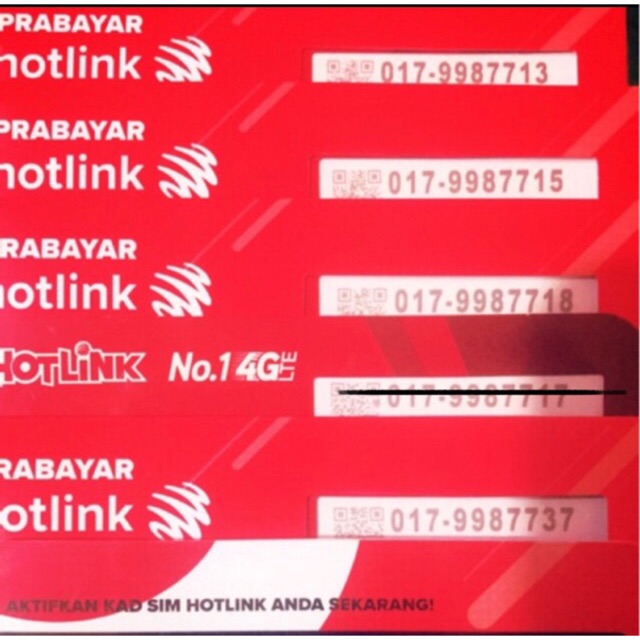 🔥🔥Hotlink VIP Number Unlimited Data🔥🔥 | Shopee Malaysia