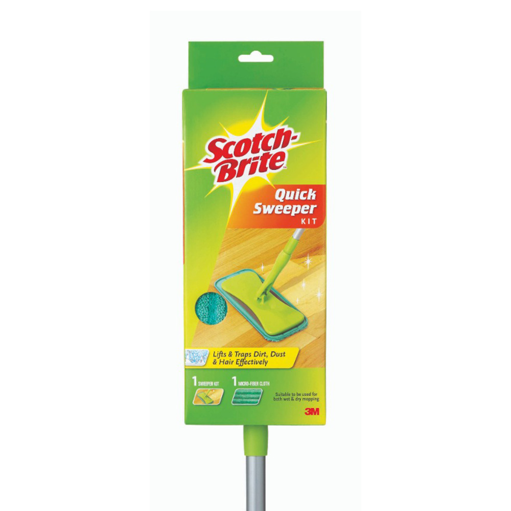 3M Scotch-Brite Quick Sweeper Flat Mop [Not For Sale] *Gimmick | Shopee ...