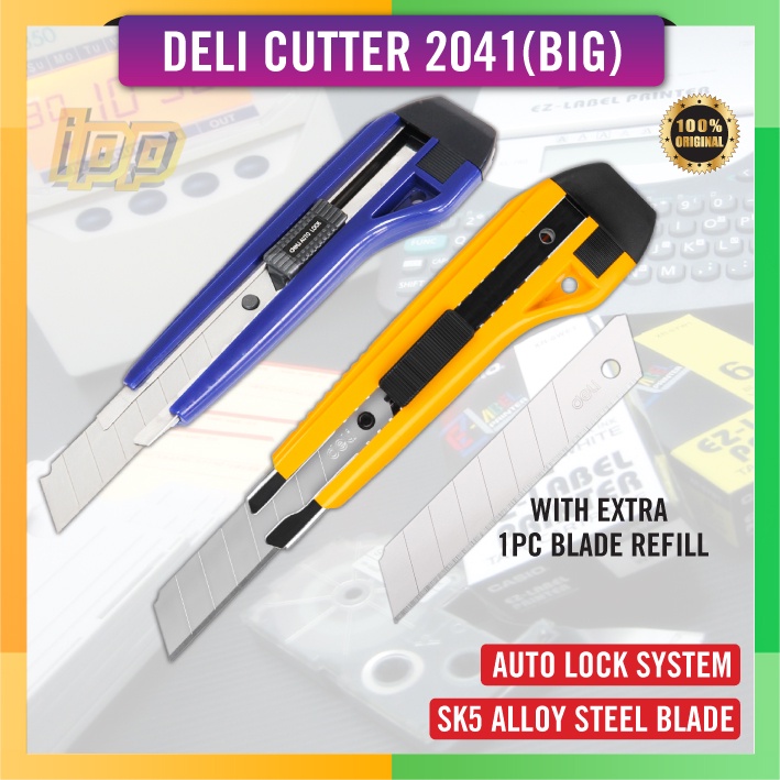 Deli Cutter With SK5 Alloy Steel Blade BIg / High Quality Auto Lock ...
