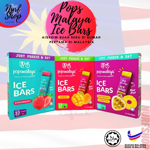 Pops Malaya Ice Bars - Aiskrim Buah Beku di rumah Pertama di Malaysia | Shopee Malaysia