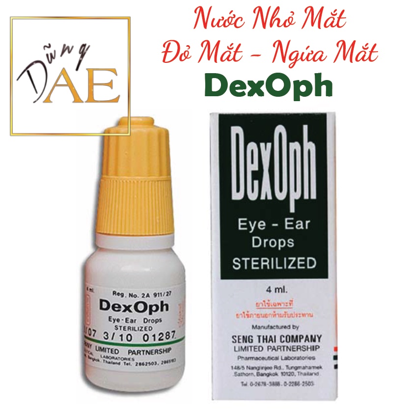 Dexoph Eye Drops for People with Red Eyes and Itchy Eyes - Dexoph Eye ...