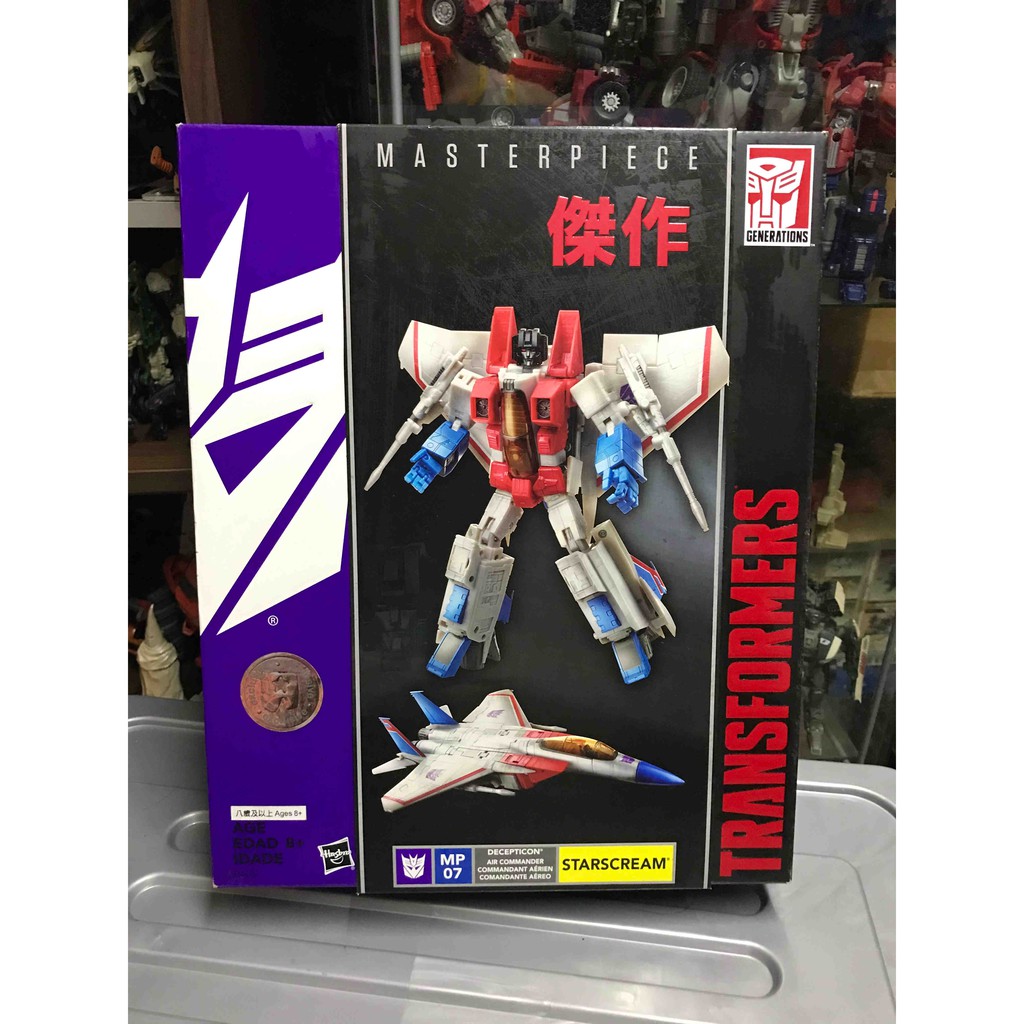 Hasbro Transformers MP07 MP-07 Masterpiece Starscream NEW | Shopee Malaysia