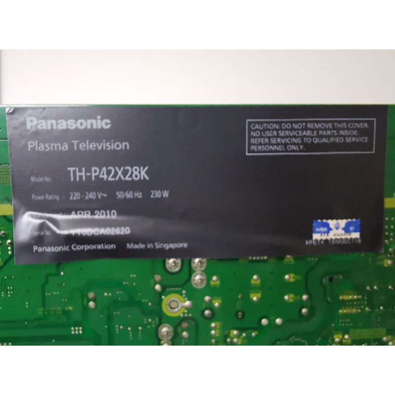 PANASONIC PLASMA TV TH-P42X28K | Shopee Malaysia