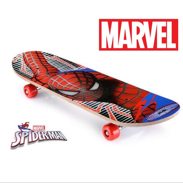 Spider-man Wooden Skateboard 45CM And 60CM Long Board Marple Double ...
