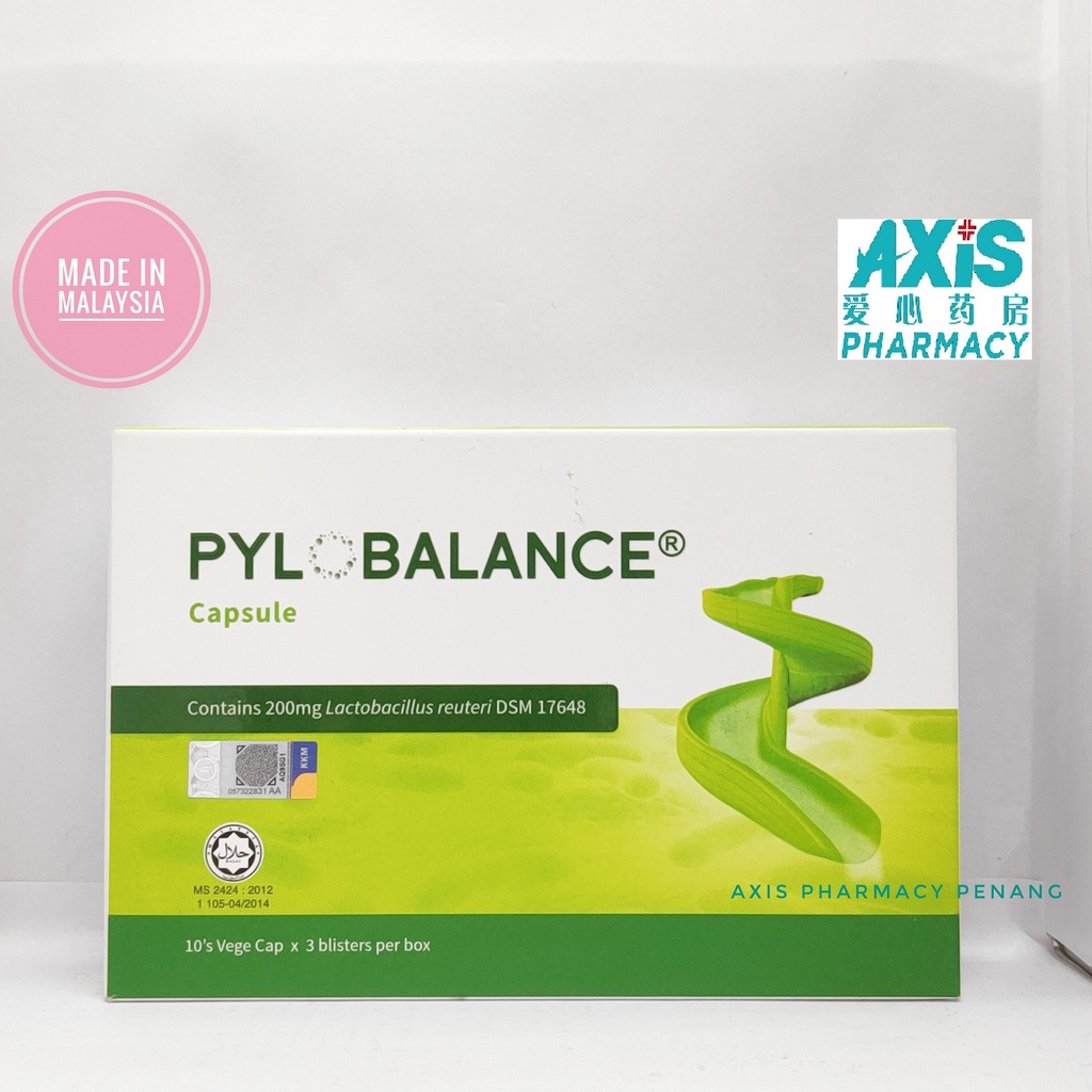 PYLOBALANCE 30 capsules Lactobacillus reuteri DSM17648 Exp: 04/2026 ...