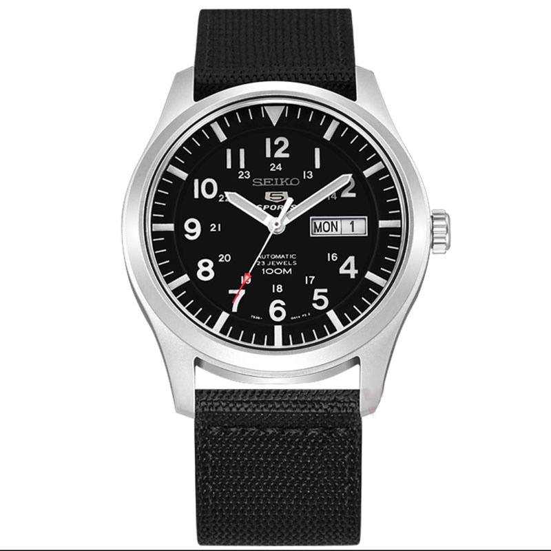 sko 5 Military Nylon Strap Men's watch quartz double calendar | Shopee ...