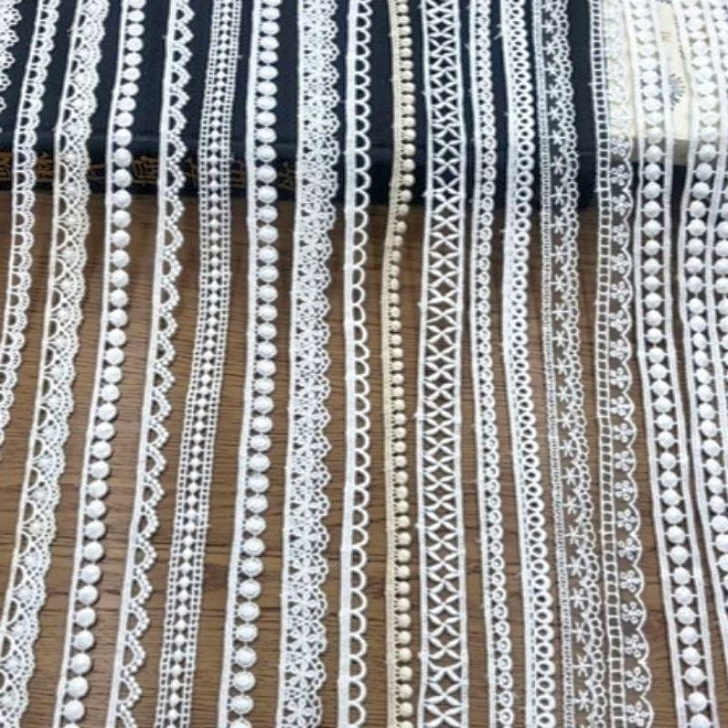1 meter Renda Baju Lace Baju Decorative Border Lace Putih Lace Kecik ...