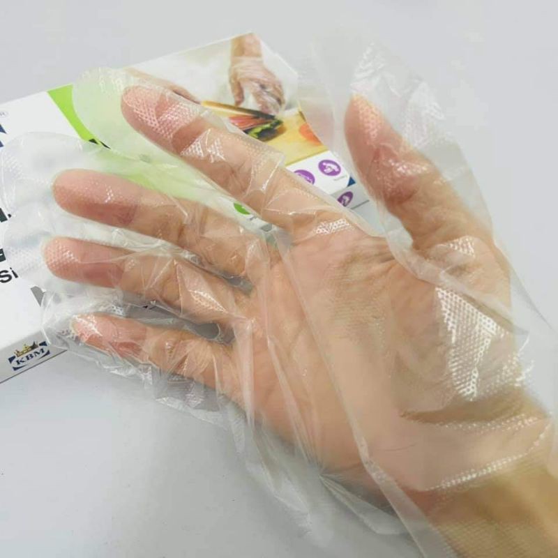 💥100pcs💥400pcs💥KBM HDPE Poly Glove Disposable Gloves 一次性透明手套 | Shopee Malaysia