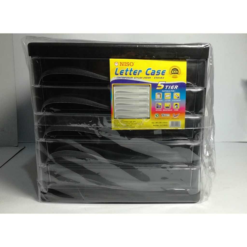 Niso Letter Case 5 Tier (LC 8822) | Shopee Malaysia