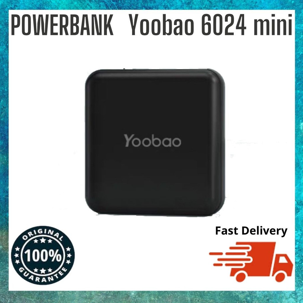 [READYSTOCK] Authentic YOOBAO YB-6024 MINI 10000 mAh POWERBANK WITH ...