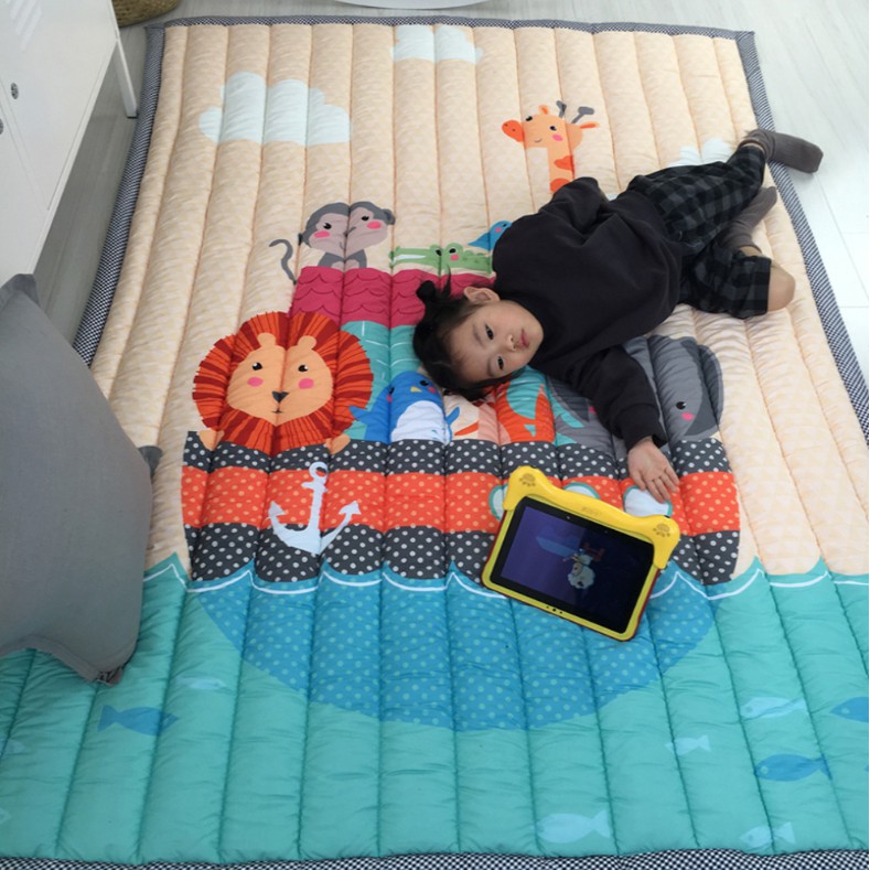 High-quality Korean Creeping Mat shaped like a Boat Animal | Shopee ...