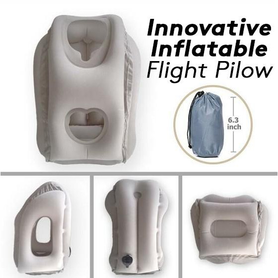 🇲🇾Travel sleeping aircraft inflatable pillow Design for Airplanes, Cars ...