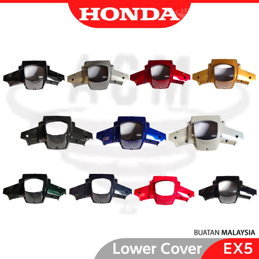 HONDA EX5 Dream HP Lower Handle Meter Cover - Grey Black Chili Red ...