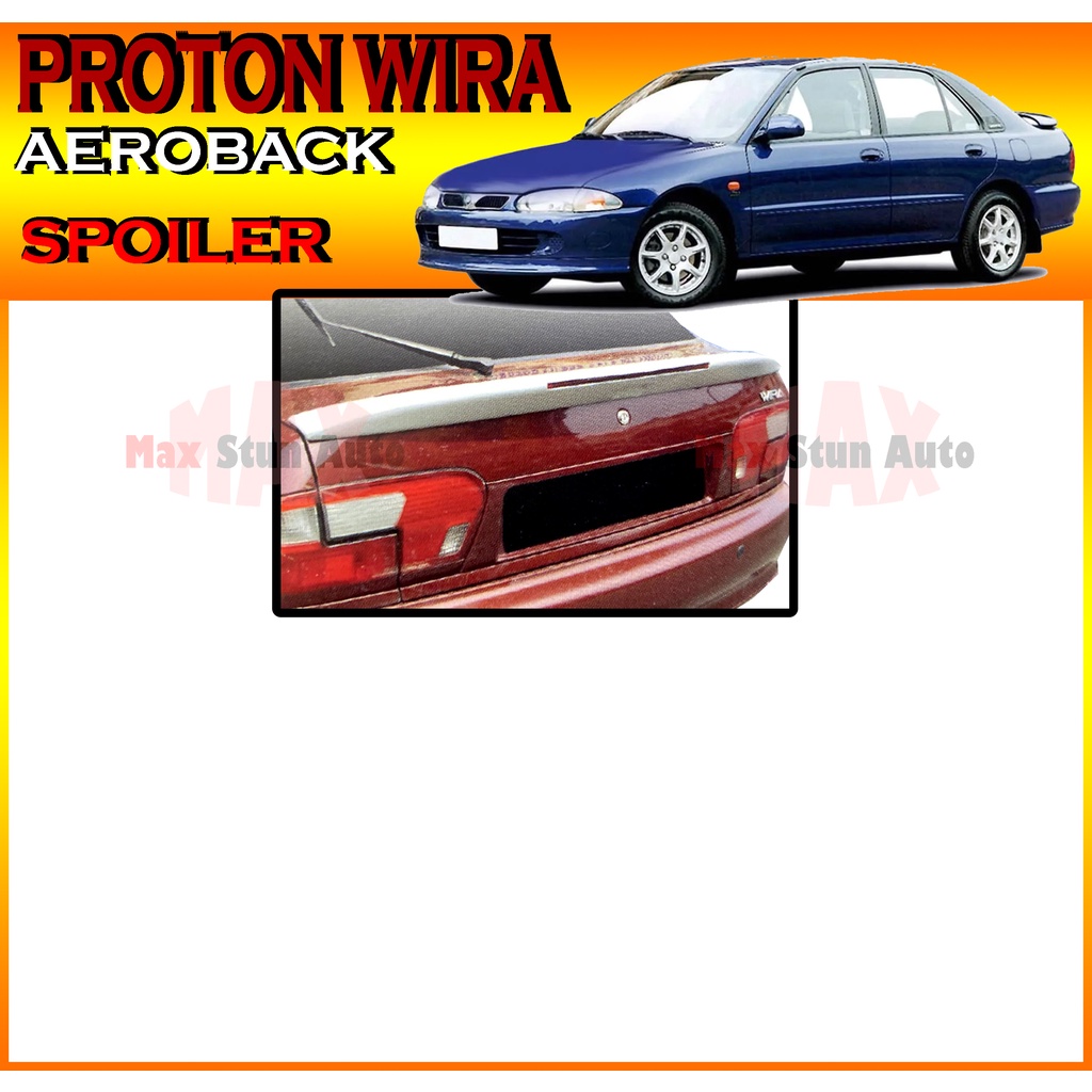 PROTON WIRA AEROBACK REAR TRUNK SPOILER DUCKTAIL WIRA AEROBACK SPOILER ...