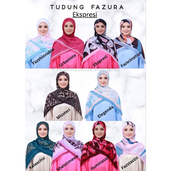 FAZURA Tudung Fazura Koleksi Rianya Raya / Salam Aidiladha / Raya Milik Semua / Kenangan Kita ...