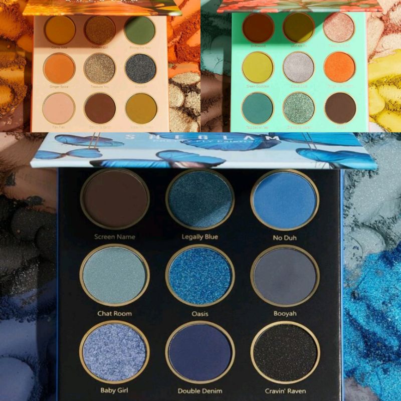 SHEGLAM SUNFLOWER HOUR/AWESOME BLOSSOM/PRETTY FLY Eyeshadow Palette ...