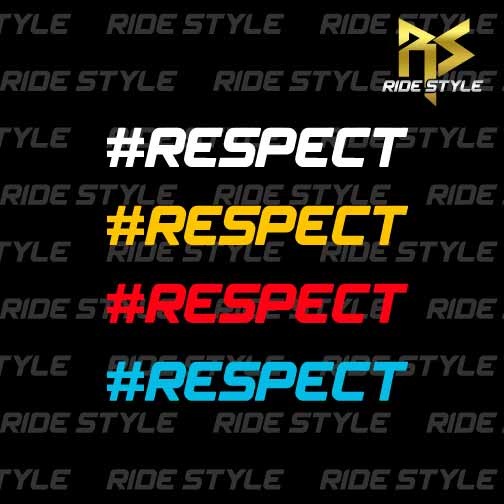 #RESPECT Car Decal Windcreen Respect Car Sticker Bumper Bonet Myvi Axia ...