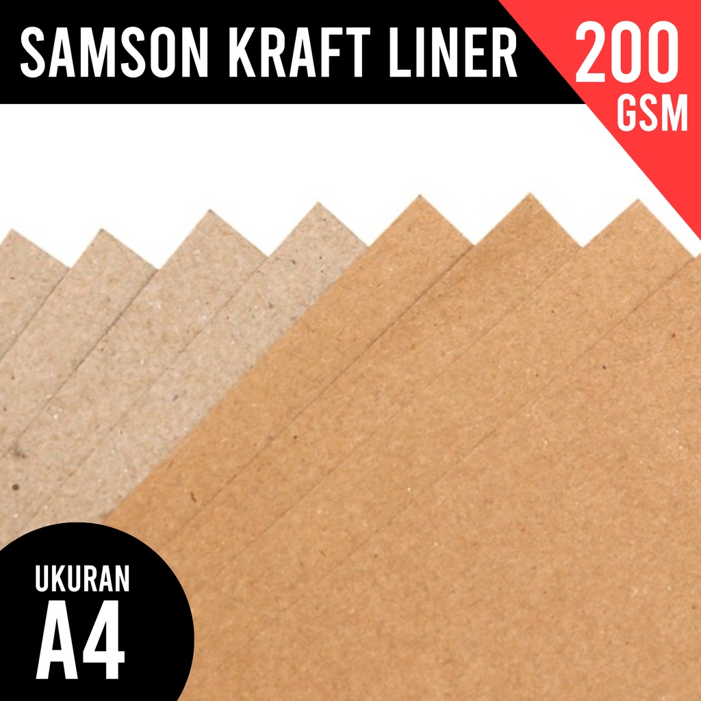 Samson Kraft A4 paper, 50 sheets | Shopee Malaysia