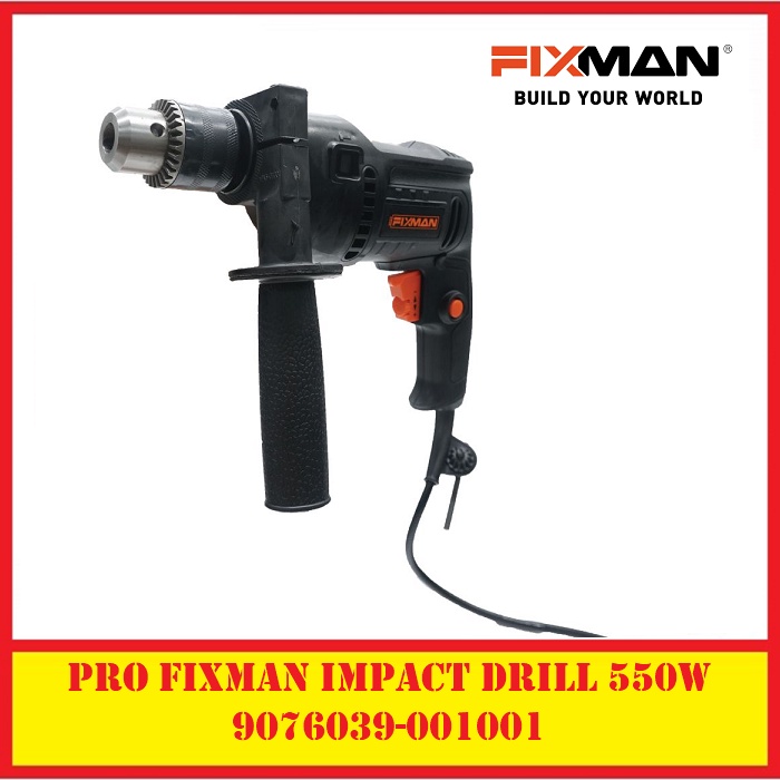 [Ready Stock] PRO FIXMAN Impact Drill 550W 3000RPM 13mm Keyed Chuck ...