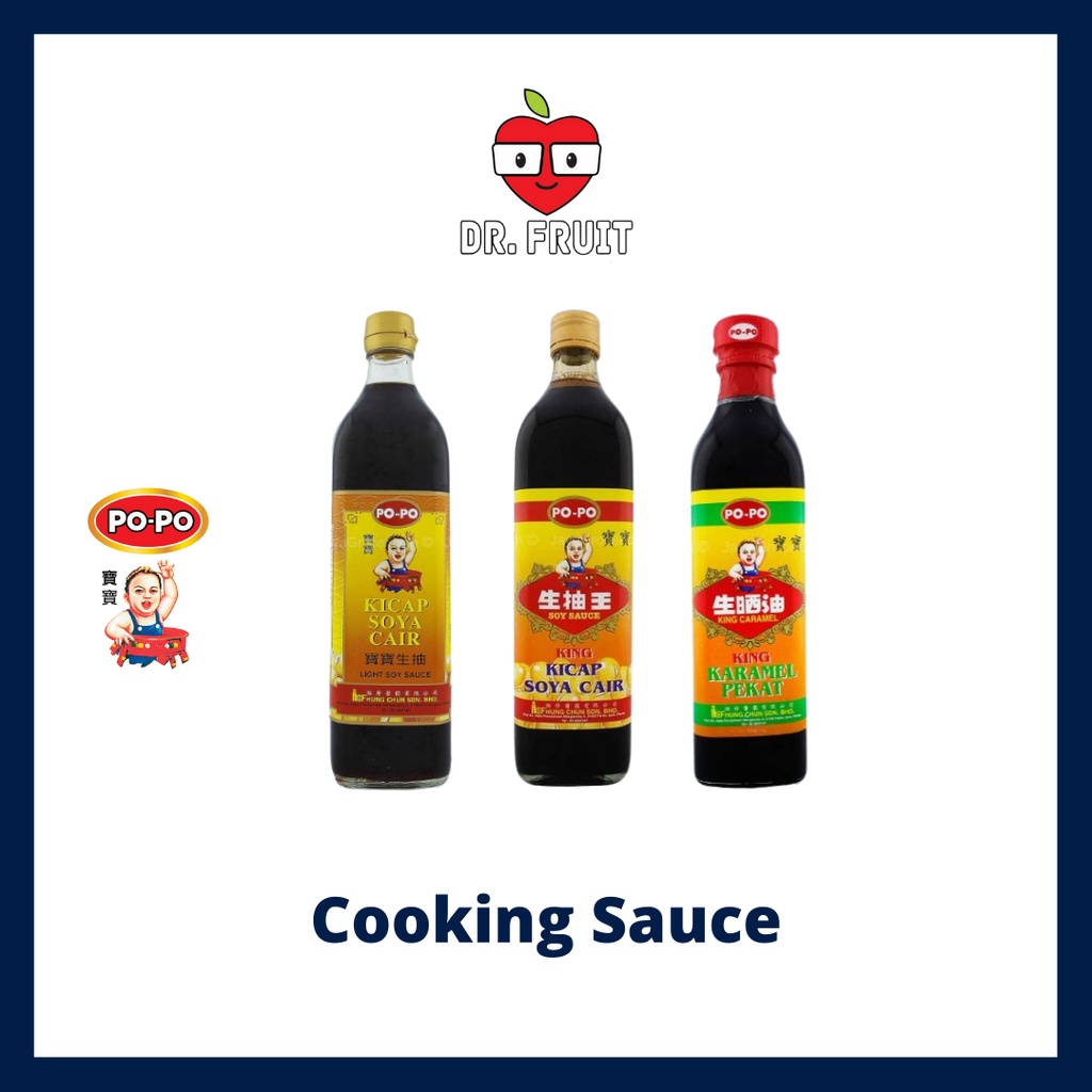 【POPO】Cooking Sauce 宝宝牌调味料 | Dr.fruit/ Kicap/ Karamel Pekat/ Soy Sauce ...