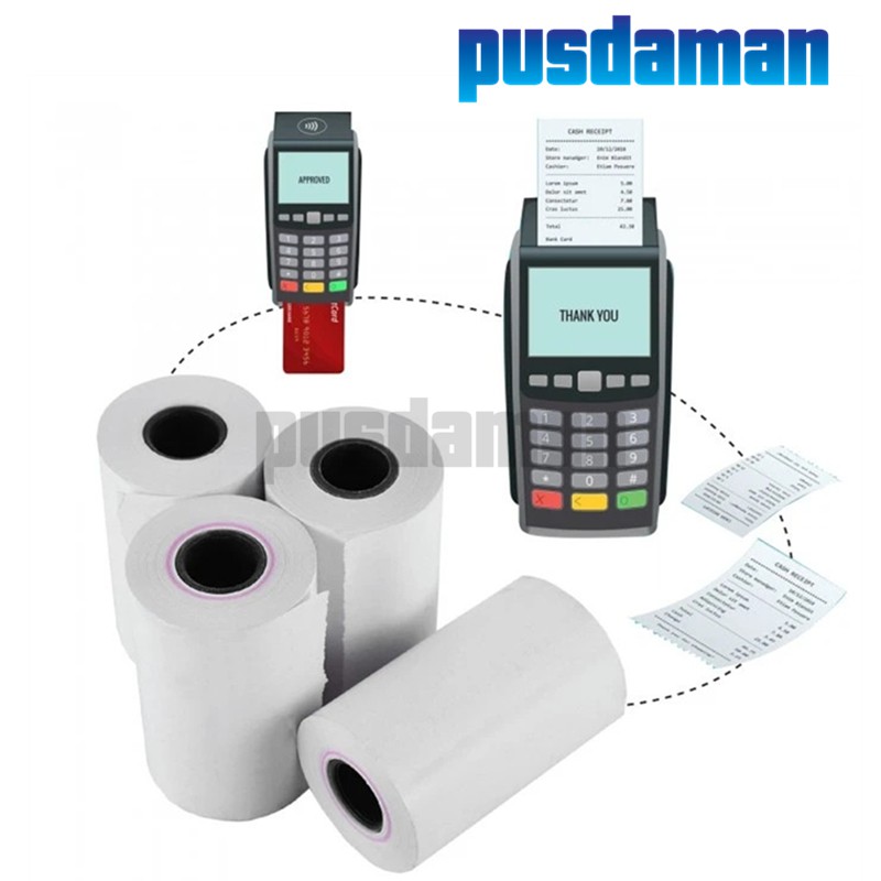 Thermal Cashier Roll 57mm x 40 ( 10rolls ) | Shopee Malaysia