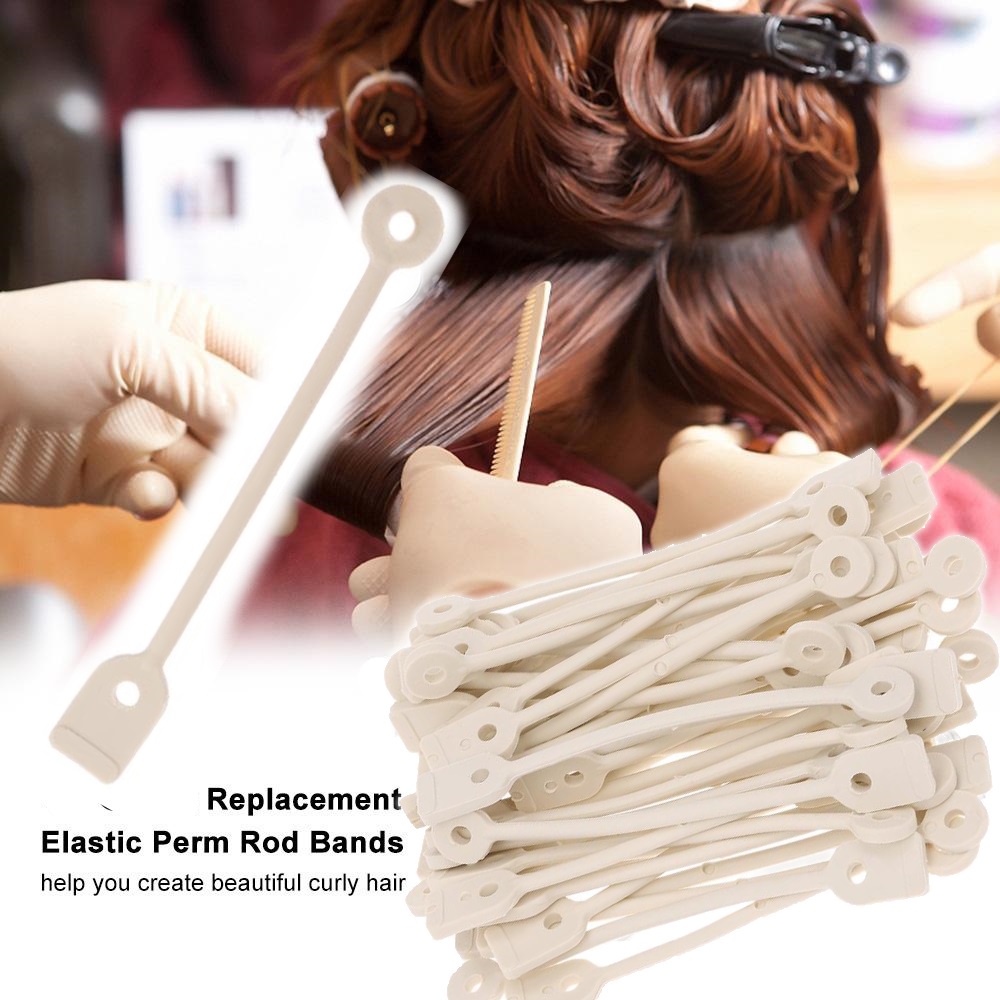 *High Quality* 35pcs Hair Perm Hollow Bars Rubber Band Styling Curl Bar ...
