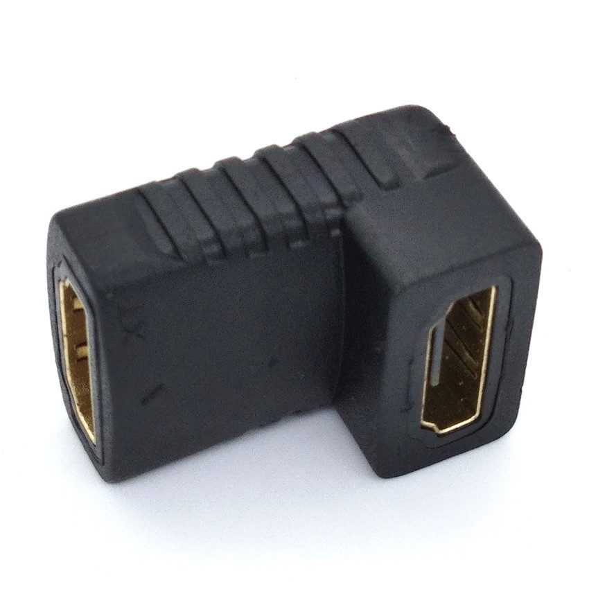 L Type 90 degree elbow HDMI female to female Extension Adapter | Shopee ...