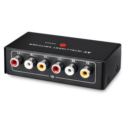 AV - 21 Car RCA Audio Video Intelligent Channel Switcher (BLACK ...