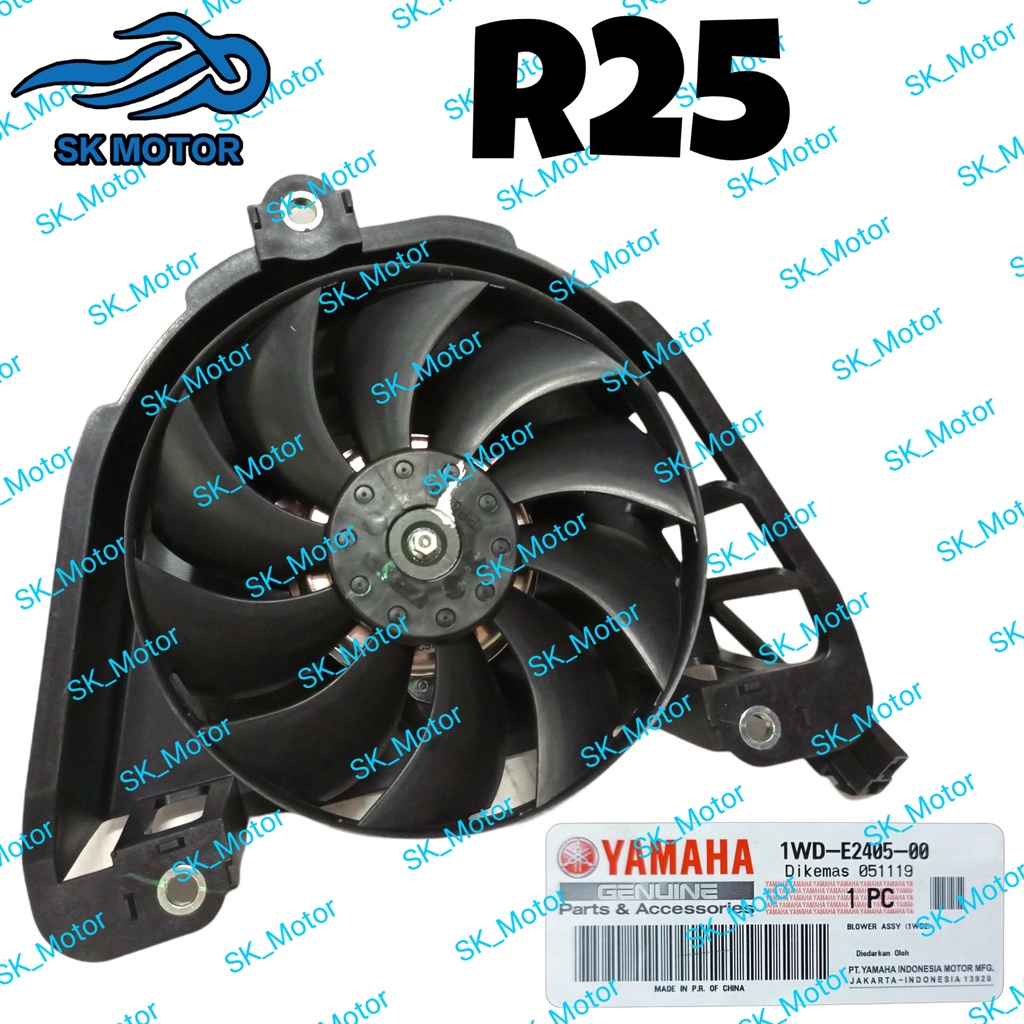 Yamaha YZF-R25 R25 V1 V2 Original Blower Assy / Radiator Coolant Fan ...