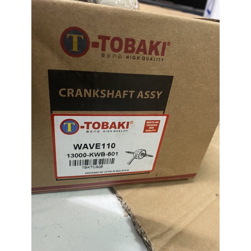 CRANKSHAFT WAVE 110 TOBAKI (STANDART) | Shopee Malaysia