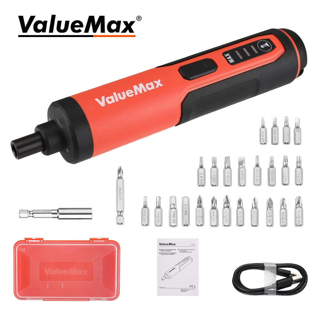 ValueMax Electric Screwdriver Set Cordless Repair Tools Set 24PCS ...