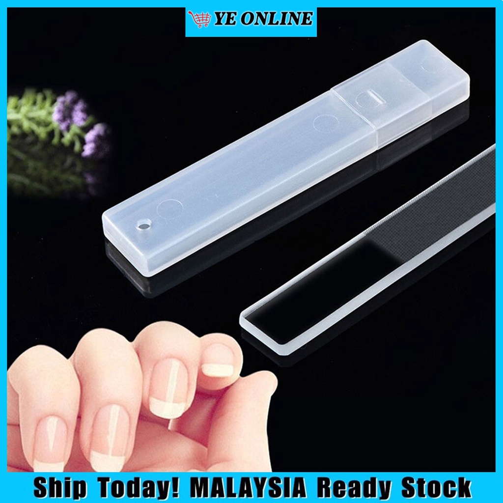 Nano Glass Nail File Polish Polishing Tool Art Polisher Tool Shiner ...