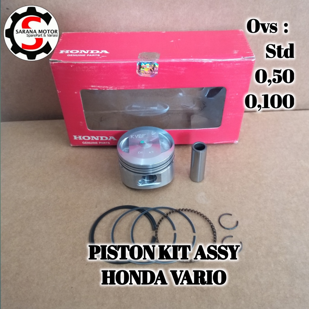 Piston Kit Complete Piston Complete Piston HONDA Vario 110 AHM (kvb ...